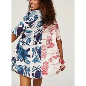 FARM Rio | Tops | Farm Rio Womens Mixed Tropical Toile Toucan Print ...